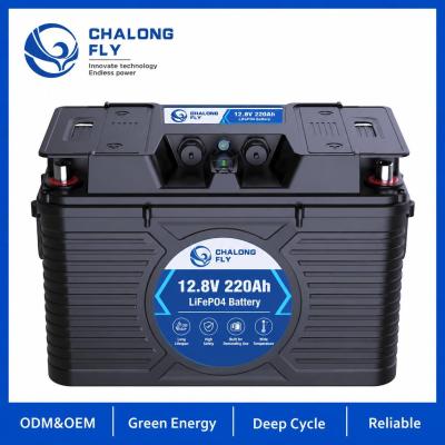 China 12.8V 220Ah NMEA 2000 Smart LiFePO4 Marine Battery with Victron Integration for sale