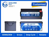 China 51.2V 100Ah LiFePO4 Trolling Motor Battery with 5.12kWh Energy, Bluetooth Monitoring, and 100A Continuous Output for sale