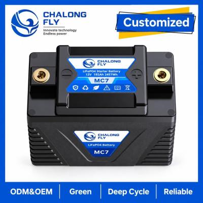 China 12.8V 3.2Ah LiFePO4 Motorcycle Starter Battery 192A for 4–7Ah Lead-Acid Replacement for sale