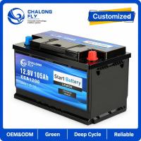 China 12.8V 100Ah LiFePO4 Starter Battery with High-Current Cranking for Marine & Truck Applications for sale