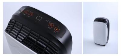 China Low Noise Basement White Black Home Air Dehumidifier With Hygrometer for sale