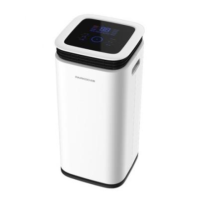 China 16L Hidden Screen LED Home Dehumidifier 2.2L Tank Tower 360° Wind Outlets Smart Humidity Touch Control for sale