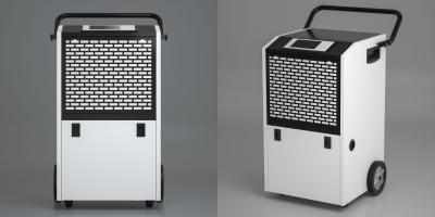 China Commercial Grade 1100W Refrigerative Dehumidifier With Bottom Caster for sale