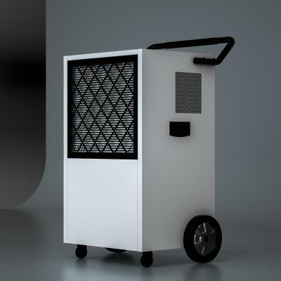 China R22 90L / Day Big Wheel Industrial Commercial Dehumidifier for sale
