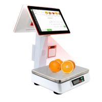 China AI Pos Scale Integrates QR Code Facial Payment NFC For Fruit Dishes Retail Factory OEM for sale
