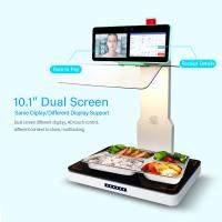 China Android Pos Weighing Scale For Food Canteen AI Recognizes Food 3W Speaker NFC Qrcode for sale