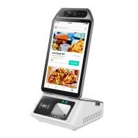 China Kiosk Payment Terminal With Face Recognition Android Desktop Pos Terminal QR Code NFC Thermal Printer for sale