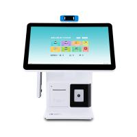 China Android Visitor Terminal Document Scanner QR Code Pos Terminal with Thermal Printer for Retail and Office for sale