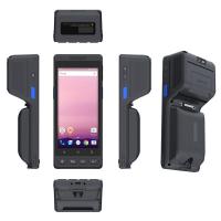 China Warehousing Parking Handheld PDA Adhesive Label Thermal Printing 5.5 Inch MTK6761 Barcode Scanner Dual Cameras for sale