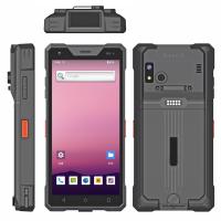 China IP67 Android Rugged Handheld PDA Dual Cameras MTK6765 Octa-Core 1D/2D Barcode Scanner Detachable Lithium Battery for sale