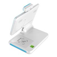 China Supermarket Android Attendance System Reception Touch Screen Face Recognition Fingerprint Visitor ID for sale