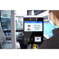 China 7 Inch Bus NFC Validator , 4G Wifi GPS Ticket Validator Machine With QR Code Facial Recognition for sale