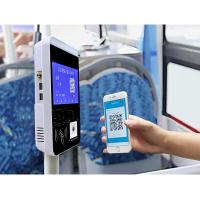 China 7 Inch Bus NFC Validator , 4G Wifi GPS Ticket Validator Machine With QR Code Facial Recognition for sale