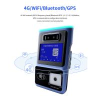 China IP65 Bus Validator EMV NFC Qrcode 4G GPS Bluetooth Facial Recognition Ticket Validator POS Terminal for buses for sale