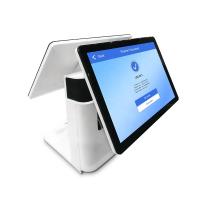 China Retail Supermarket Android POS Terminal With Dual Touch Screen for sale