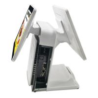 China Retail Supermarket Android POS Terminal With Dual Touch Screen for sale