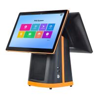China 15.6 Inch Dual Screen Android Pos Terminal With Thermal Printer QR Code Face Recognition for sale