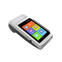 China Restaurant / Retail 4 Inch Android Handheld POS Terminal With QR Code Thermal Printer for sale