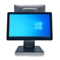 China Folding Android POS Terminal Dual 15.6''IPS Touch Screen Adjustable Stand Lightweight for sale