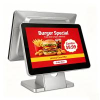 China Foldable Windows POS Terminal Dual 15.6