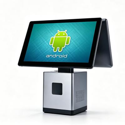 China Restaurant Windows All In One POS Terminal Dual 15.6