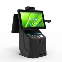 China 15.6 Inch Dual Screen Smart Service Kiosk Terminal Win10 Android With ID Verification for sale