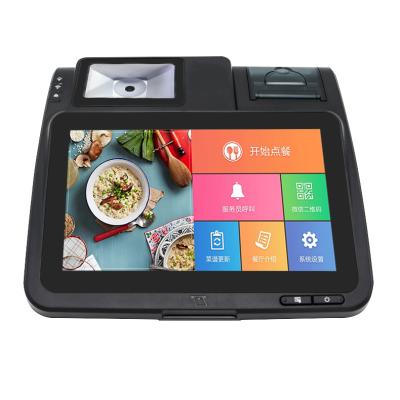China Android Lottery POS Terminal 10.1 Inch With Billing Receipt Printer QR Code Scanner for sale