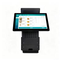 China GC200 Smart Self Service POS Kiosk Win10 Android 80mm Auto Cut Printer 2D Scan for sale