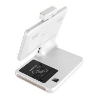 China GC103B Face Recognition Terminal 11.6 Inch Touch Self Service Kiosk With Binocular Camera Fingerprint Reader for sale