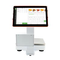 China 15.6 Inch AI Smart Weighing Scale POS Terminal GC149 Android 11 POS Terminal Built-In Label Printer Supermarket Cashier for sale