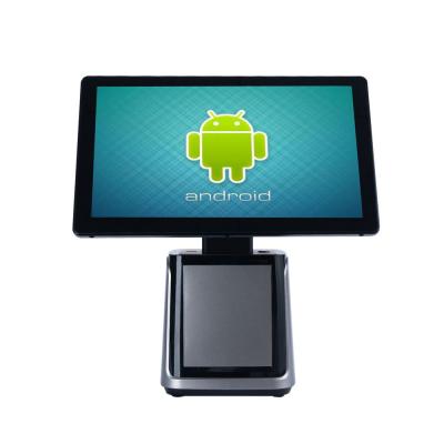 China 15.6 Inch Touch Screen POS Terminal GC196A Android / Win10 POS Terminal Built In 80mm Auto Cutter Printer Cash System for sale