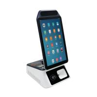 China 10.1 Inch Compact Desktop Touch POS Terminal GC116 Android POS Terminal With 1.9 Inch LED Display RK3399 Cashier for sale