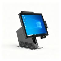 China 15.6 Inch Single Screen Touch GC190A Win10 Pro POS Terminal Heavy-Duty Commercial POS Machine Intel Core i5 for sale