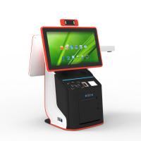 China Dual Screen Self Payment Kiosk POS Terminal Android 14 RK3576 4G+32G Terminal Station for sale