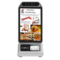 China Desktop Self Payment Kiosk Android POS Terminal With 58mm Printer NFC Barcode Reader for sale