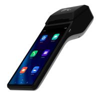 China 380g Portable POS Terminal , Mobile POS Terminal With 58mm Printer / QR Code Scanner for sale