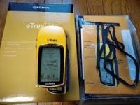 China Yellow High Contrast 2.1 Inch X 1.1 Inch Screen Garmin Etrex H Worldwide Handheld GPS for sale