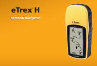 China Yellow High Contrast 2.1 Inch X 1.1 Inch Screen Garmin Etrex H Worldwide Handheld GPS for sale