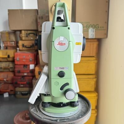China Leica TS03 Total Station with 1000m Non Prism Distance 32GB USB Flash Memory and 50000 Points Capacity for Surveying for sale