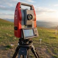 China Cecond hand Leica TM50 Total Station with 5.0″ Capacitive Multi-Touch, IP66 Rated Dust and Water Resistance, and 1″/5″/10″ Minimum Readout for Precise Surveying for sale