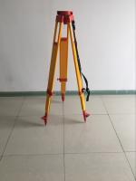 China Total Station Accessories total station common use heavy wooden tripod for sale