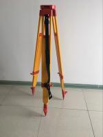 China Total Station Accessories total station common use heavy wooden tripod for sale