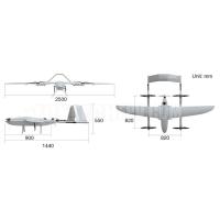China UAV Mapping Drone BABY SHARK 260 VTOL Fixed Wing UAV Drone for Surveillance and Mapping for sale
