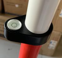 China 5M Red And White Prism Pole For Total Station For Surveying Instrument for sale