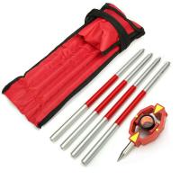 China Leica Brand MINI Prism For Total Station With Red / White Pole Mini Prism for sale