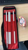 China Leica Brand MINI Prism For Total Station With Red / White Pole Mini Prism for sale