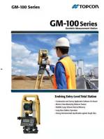China IP66 Reflectorless Total Station EDM Beam Topcon GM101 for sale