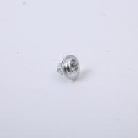 China Cross Round Head Carbon Steel Screws Nickel Plated With Cushion Screws for sale