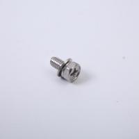 China Nickel Plated Carbon Steel Screws M3M4M5M6 Pan Head Combination Screw Three Set for sale