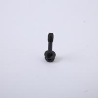 China Black Zinc Plated Screws Round Head With Washer Triple Set , Cross Slotted Pan Head Screw for sale